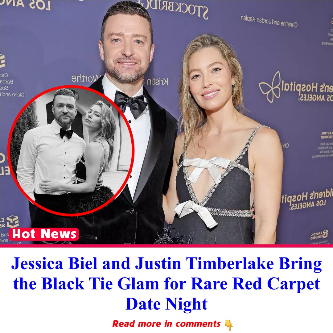 Jessica Biel and Justin Timberlake Bring the Black Tie Glam for Rare ...