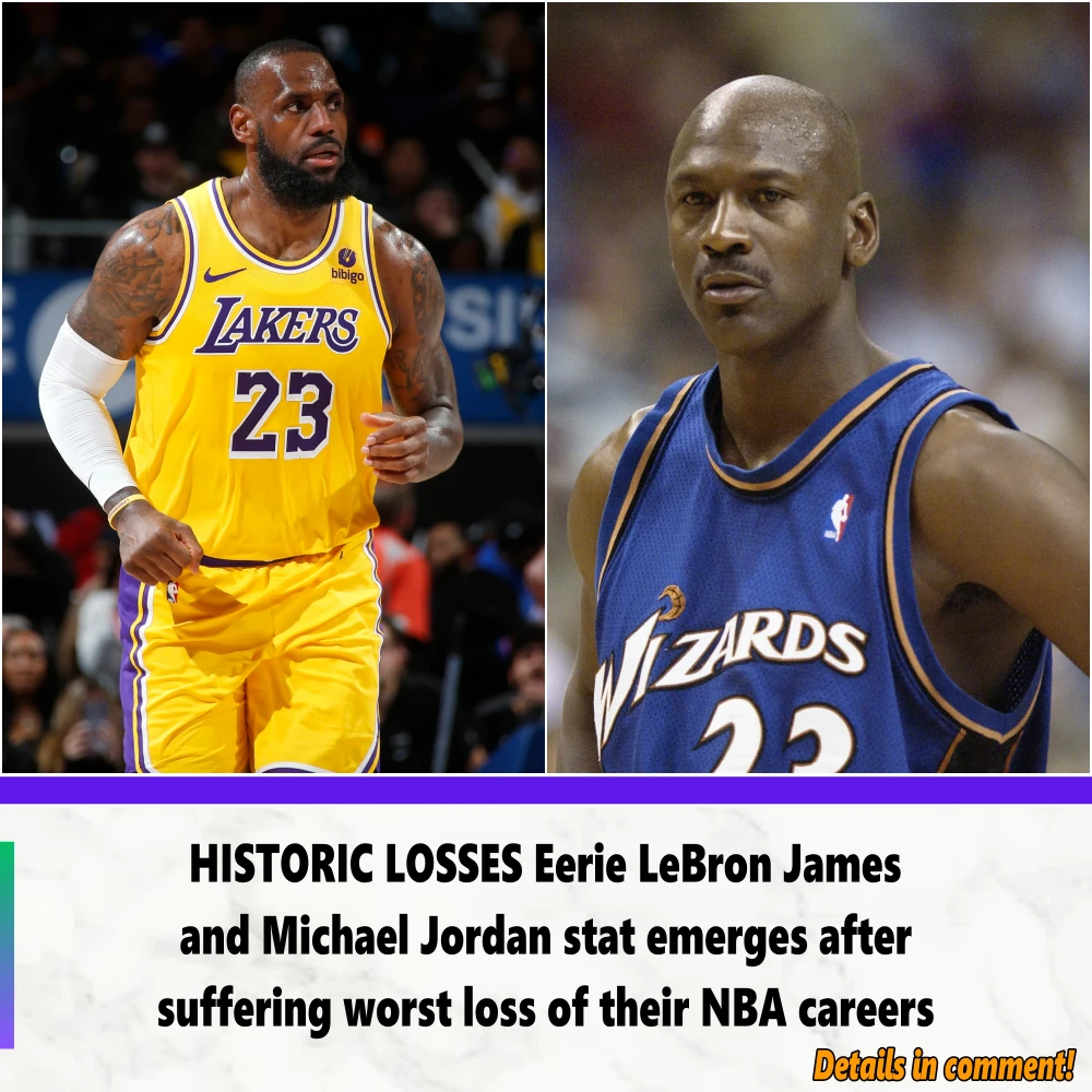 HISTORIC LOSSES Eerie LeBron James and Michael Jordan stat emerges ...