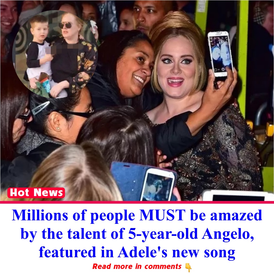 Millions of people MUST be amazed by the talent of 5-year-old Angelo, featured in Adele's new ...