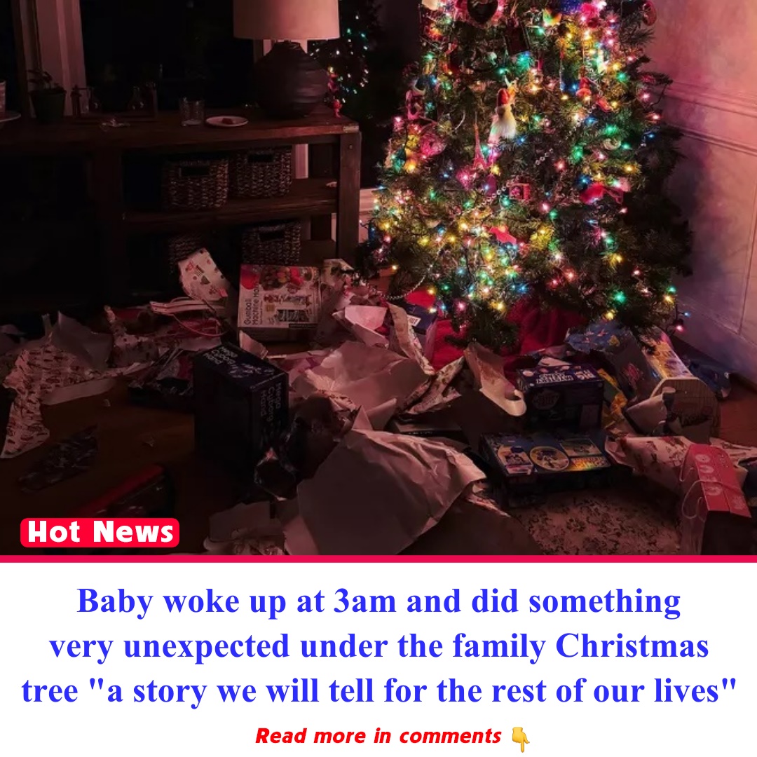 Baby woke up at 3am and did something very unexpected under the family ...