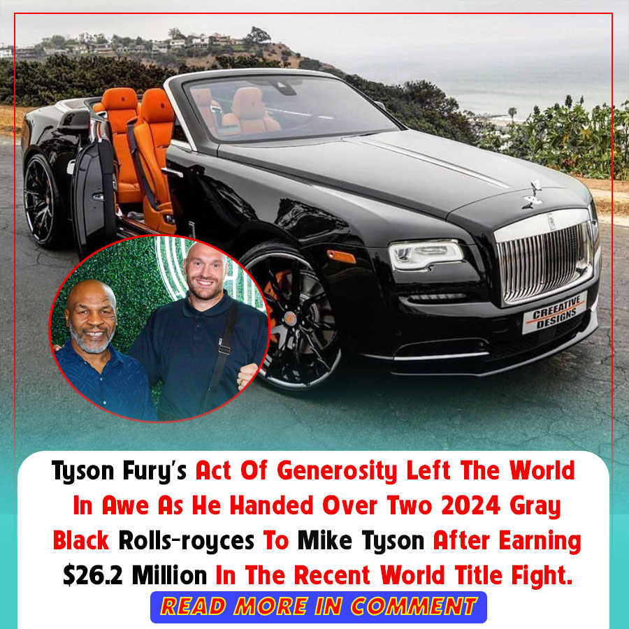 Tyson Fury’s Act Of Generosity Left The World In Awe As He Handed Over ...