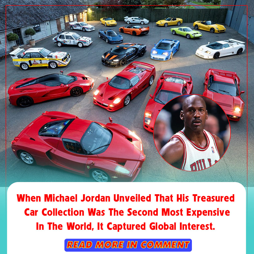 When Michael Jordan Unveiled That His Treasured Car Collection Was The ...