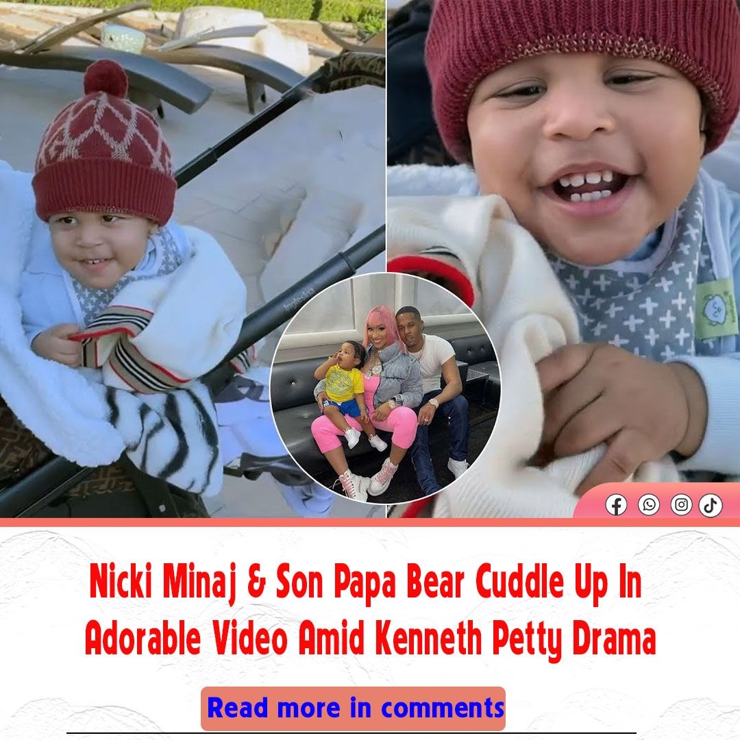 Nicki Minaj & Son Papa Bear Cuddle Up In Adorable Video Amid Kenneth ...