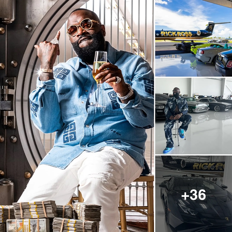 Billionaire Rick Ross shows off his 20 new supercars in a garage ...