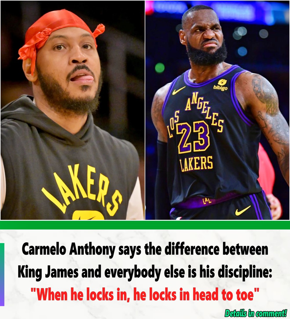 Carmelo Anthony says the difference between LeBron James and everybody ...