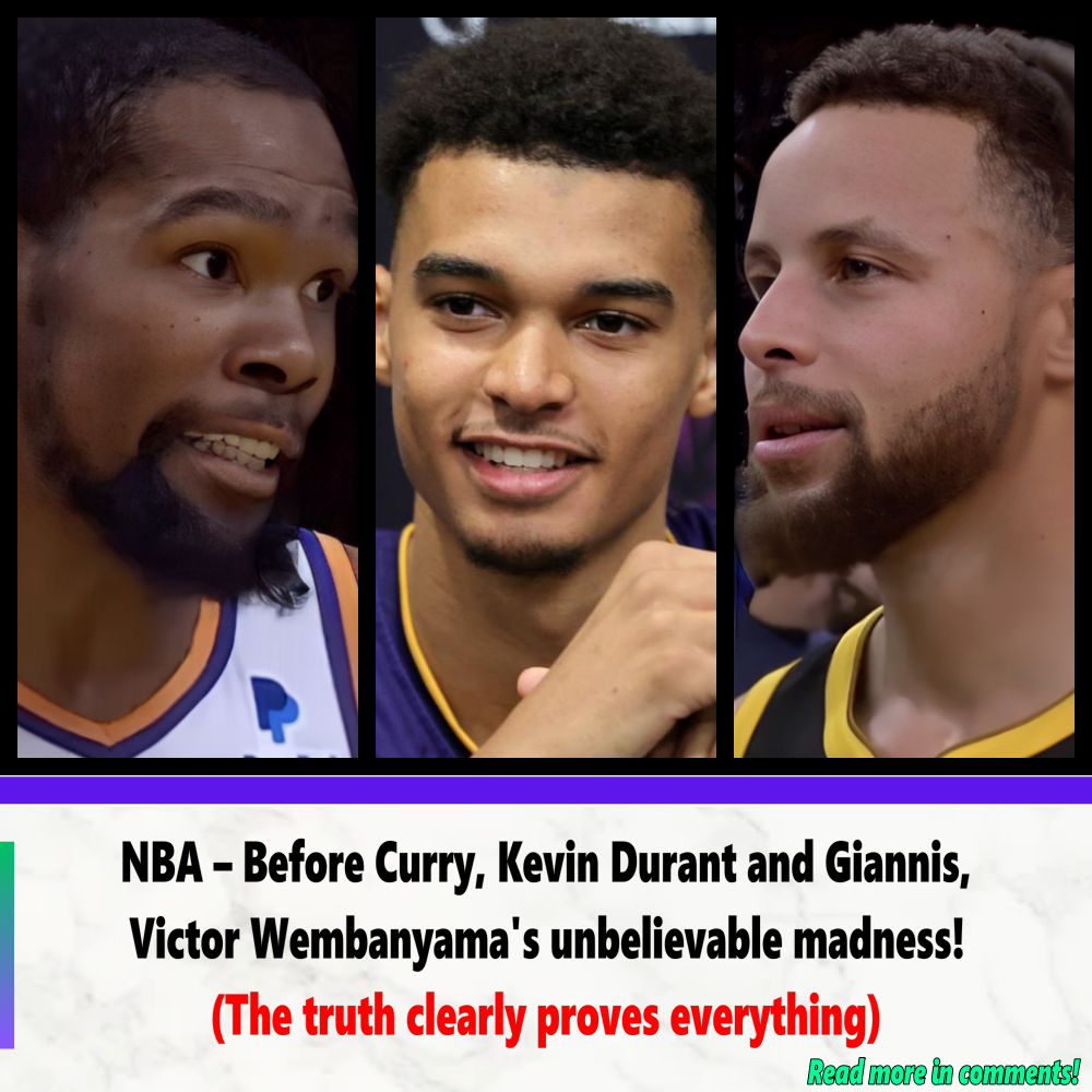 NBA – Before Curry, Kevin Durant and Giannis, Victor Wembanyama's unbelievable madness! (The ...