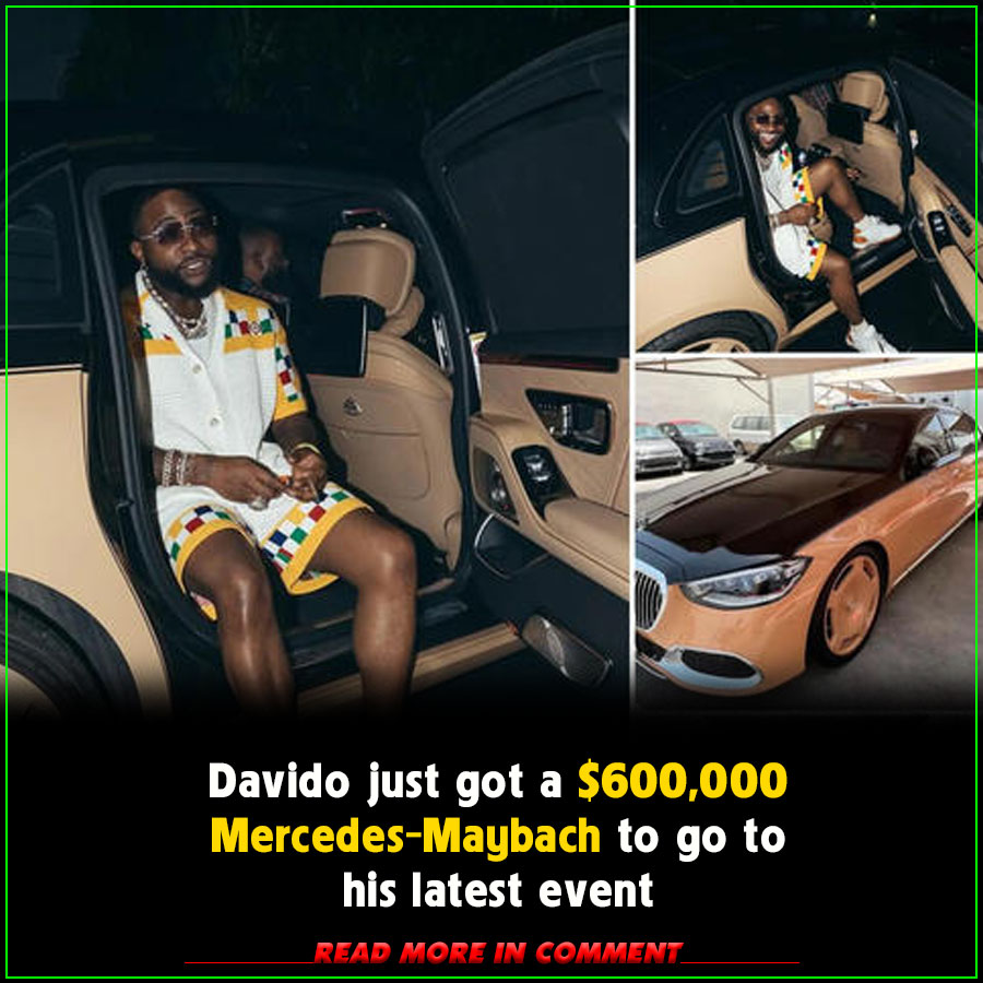 Davido just got a $600,000 Mercedes-Maybach to go to his latest event ...
