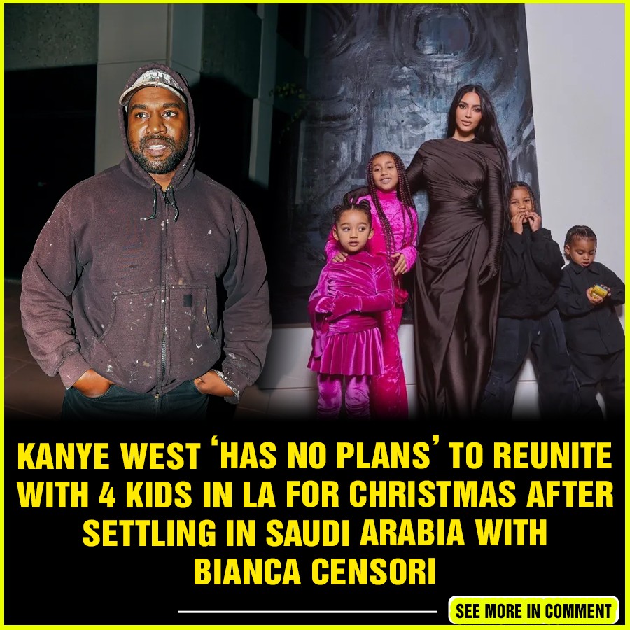 Kanye West ‘has no plans’ to reunite with 4 kids in LA for Christmas ...