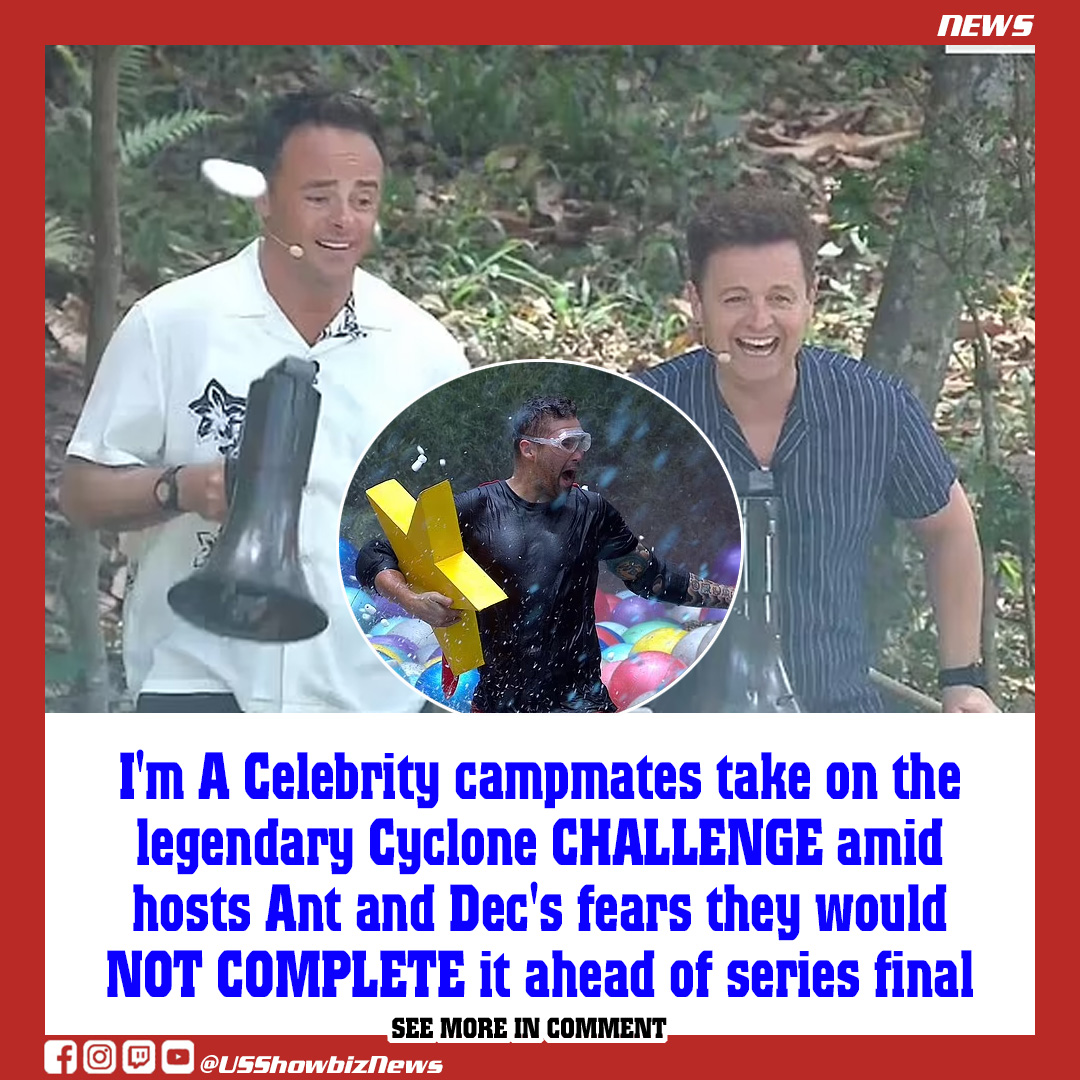 I'm A Celebrity campmates take on the legendary Cyclone CHALLENGE amid ...