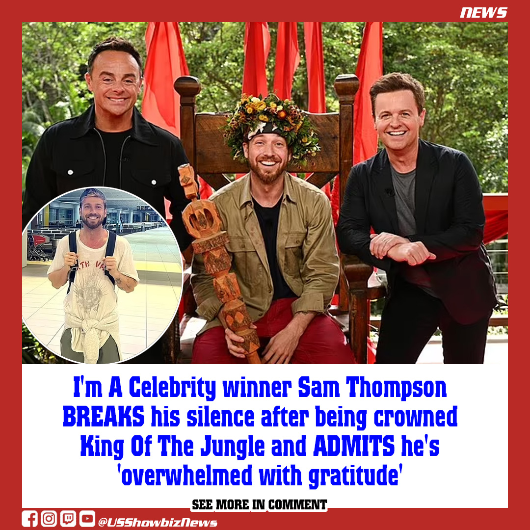 I'm A Celebrity winner Sam Thompson BREAKS his silence after being ...