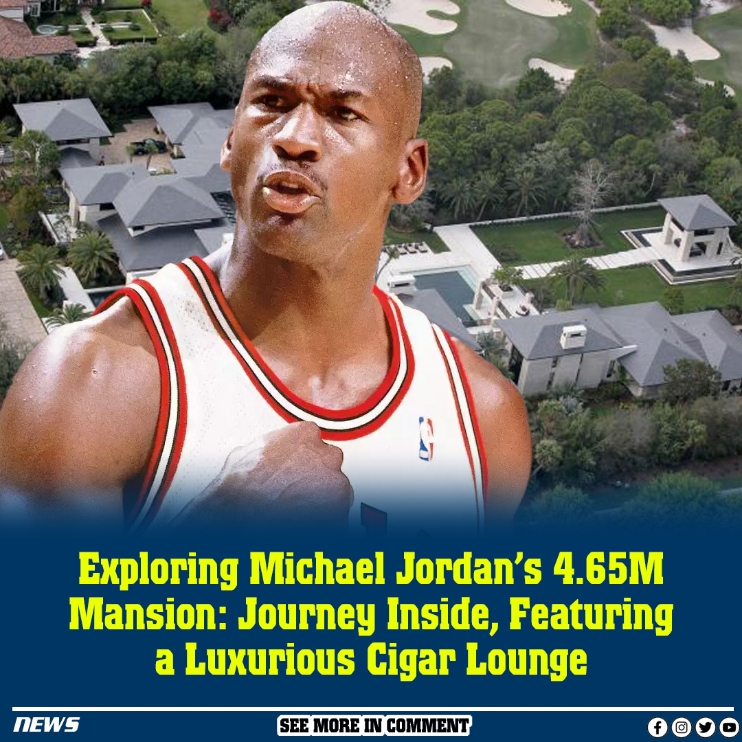 Exploring Michael Jordan’s 4.65M Mansion: Journey Inside, Featuring a ...