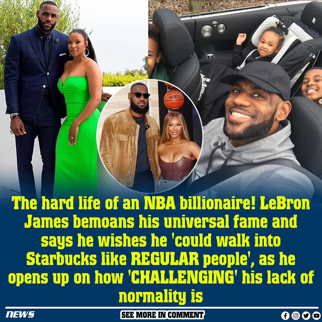 The hard life of an NBA billionaire! LeBron James bemoans his universal ...