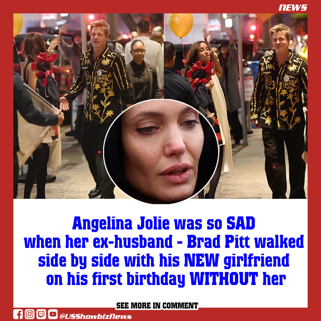 Angelina Jolie was so SAD when her ex-husband - Brad Pitt walked side ...