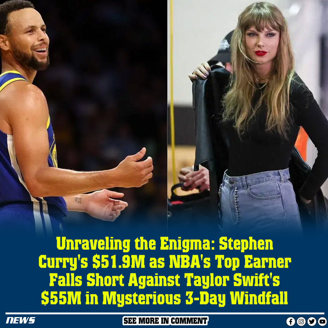 Unraveling the Enigma: Stephen Curry's $51.9M as NBA's Top Earner Falls ...