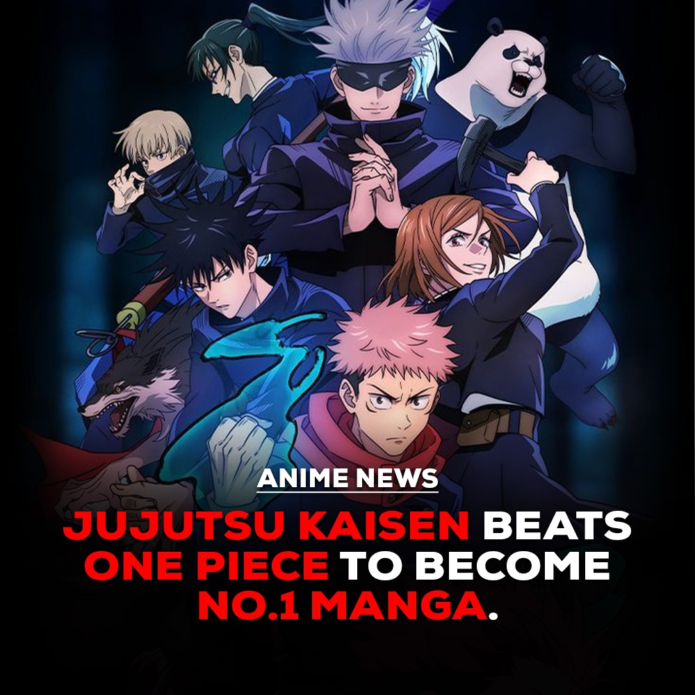 Jujutsu Kaisen Becomes No.1 Beating One Piece - News