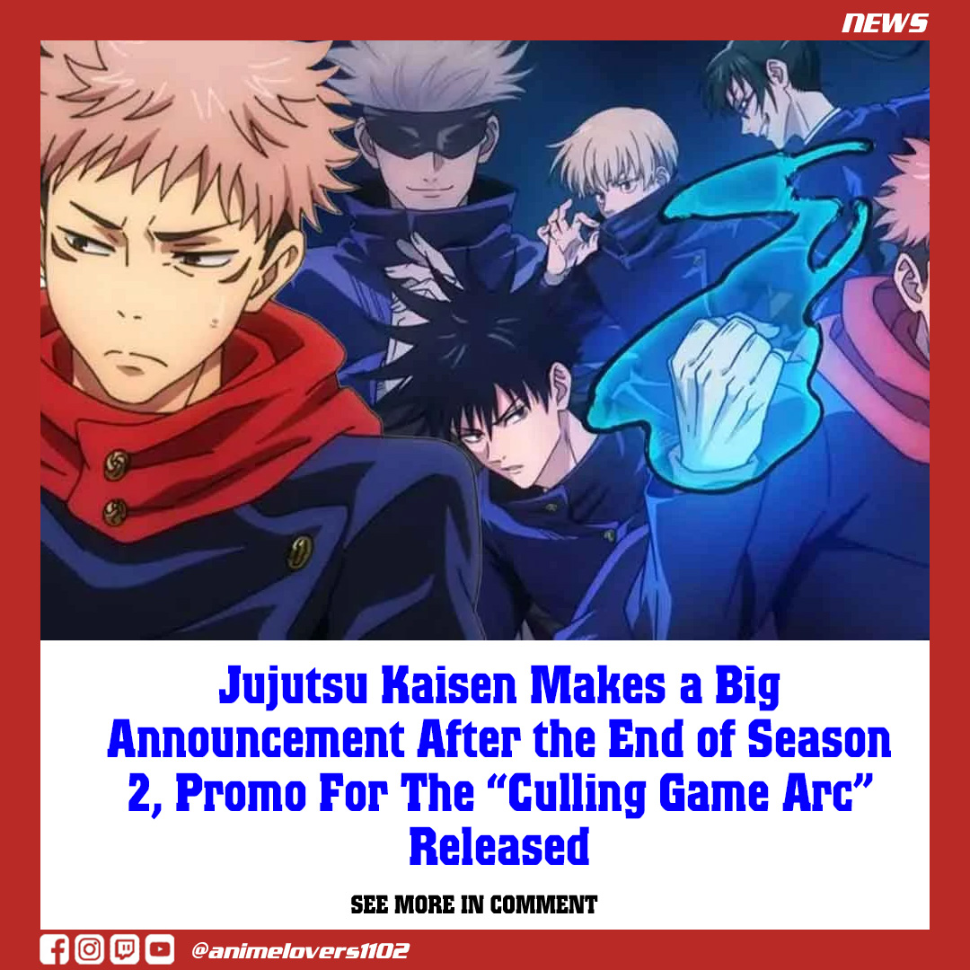 Jujutsu Kaisen Makes a Big Announcement After the End of Season 2 ...