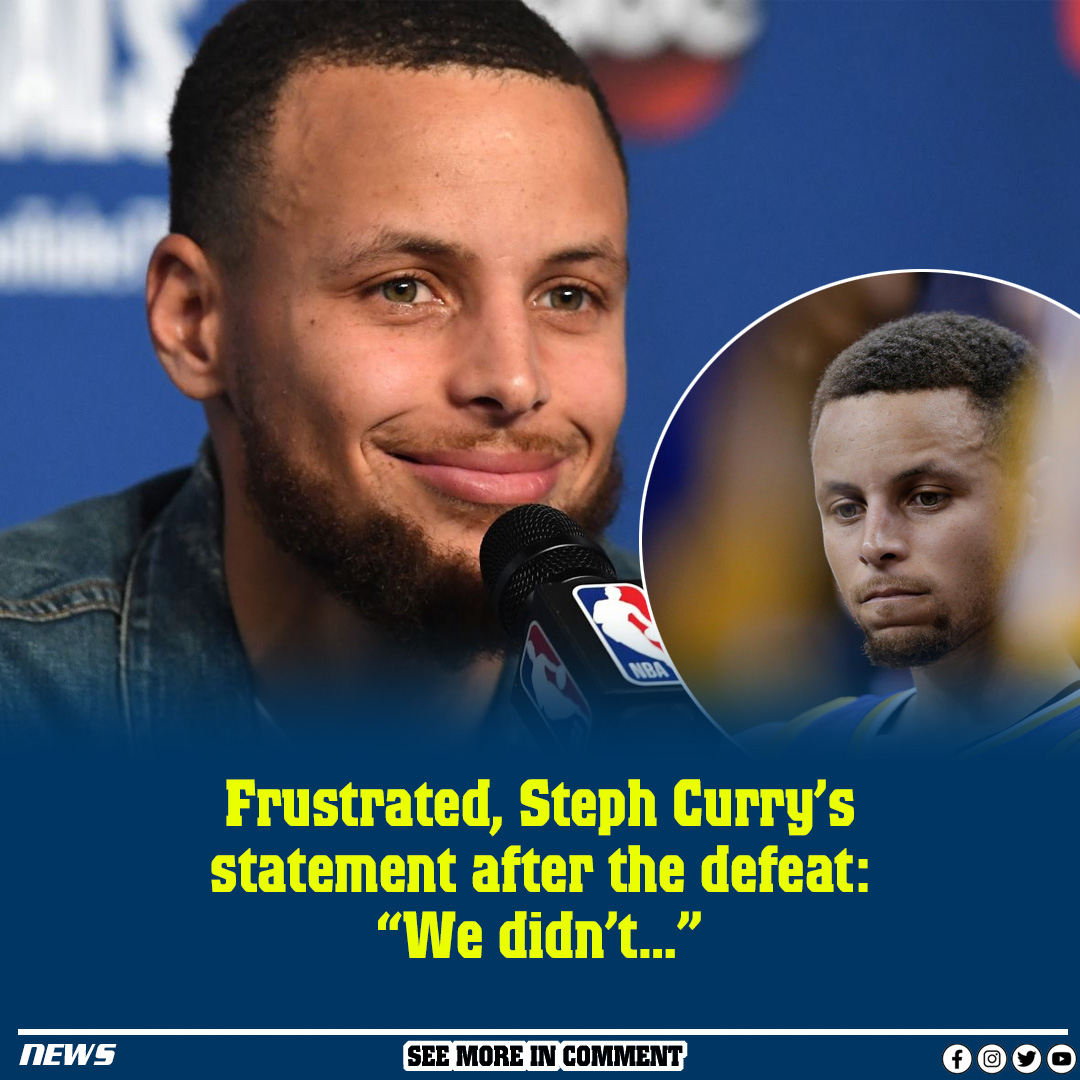 Frustrated, Steph Curry’s statement after the defeat: “We didn’t… - News