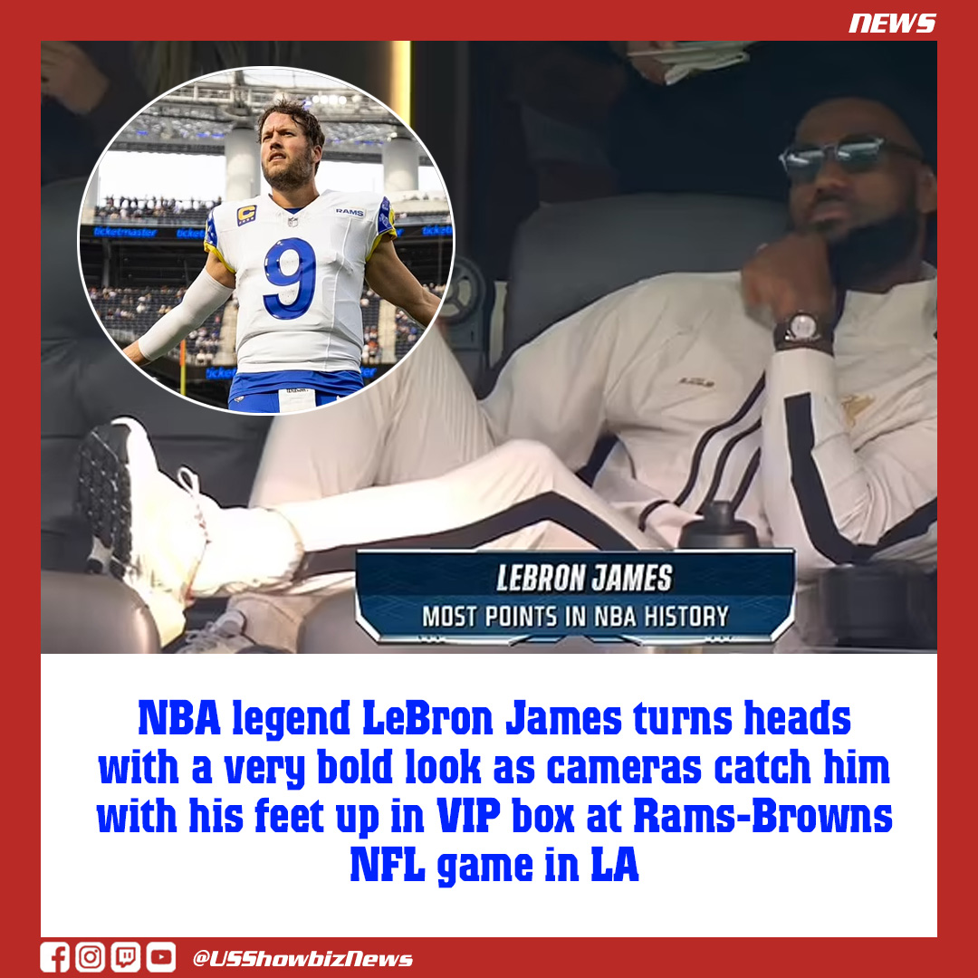 NBA legend LeBron James turns heads with a very bold look as cameras ...