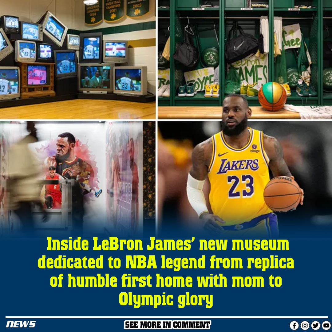 Inside LeBron James’ new museum dedicated to NBA legend from replica of ...