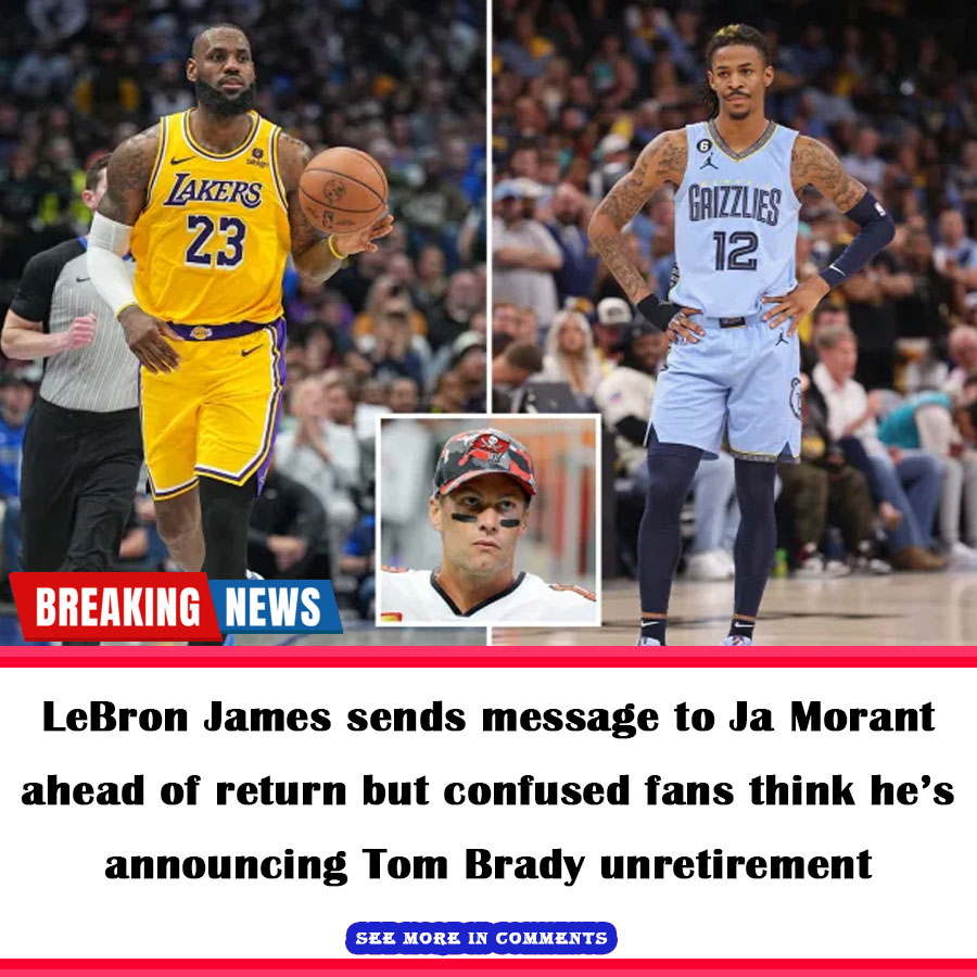 LeBron James sends message to Ja Morant ahead of return but confused ...