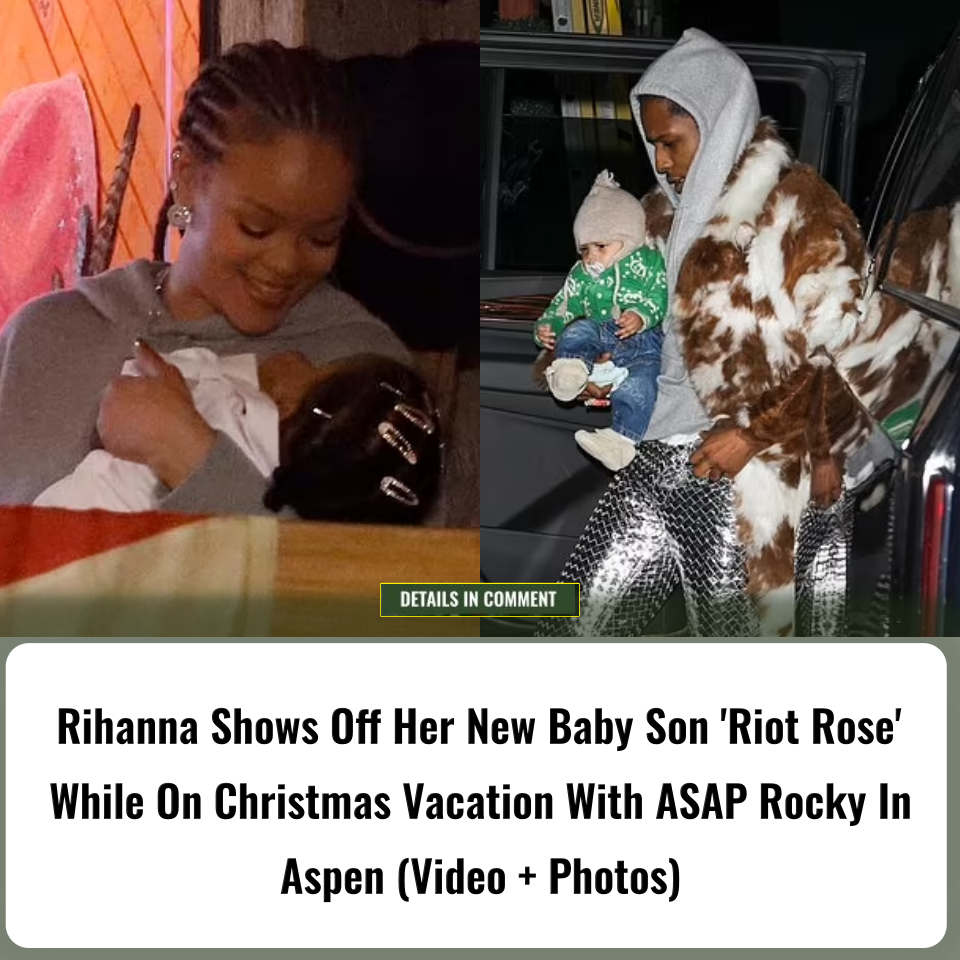 Rihanna Shows Off Her New Baby Son 'Riot Rose' While On Christmas ...