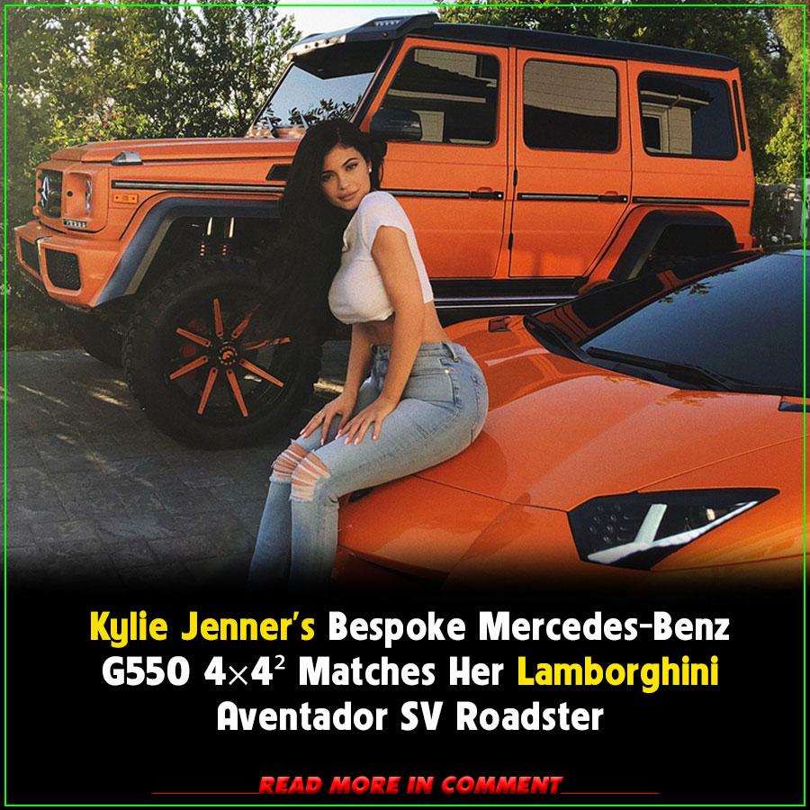 Kylie Jenner’s Bespoke Mercedes-Benz G550 4×4² Matches Her Lamborghini Aventador SV Roadster - News