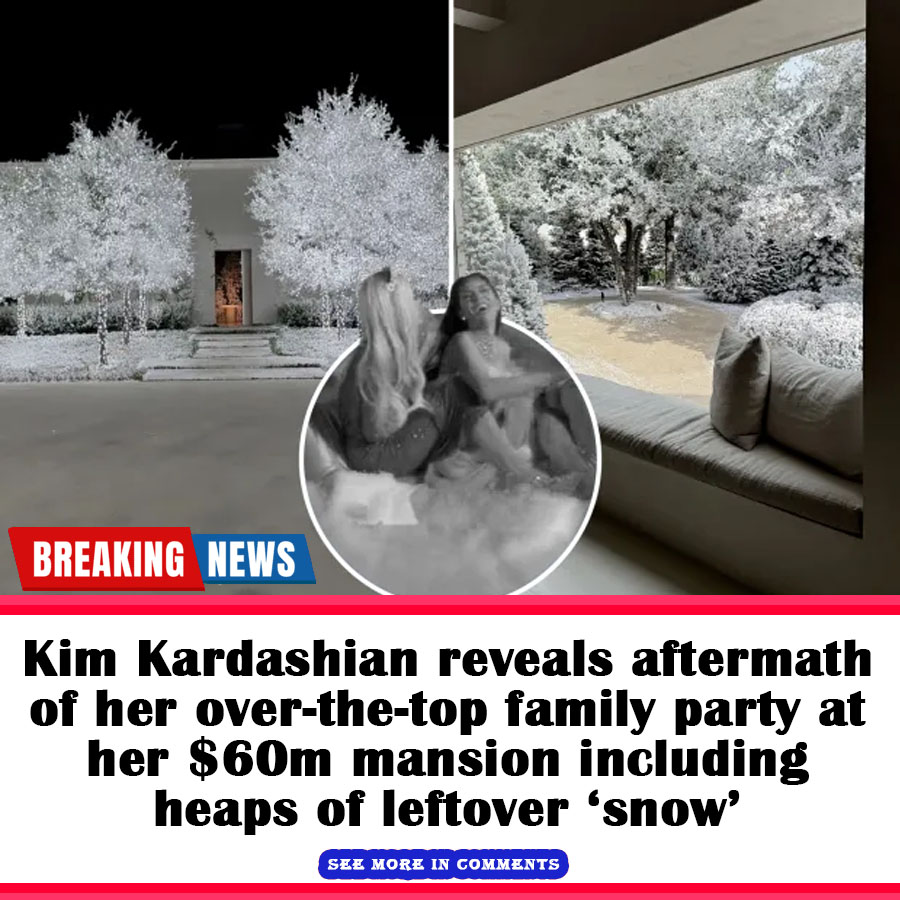 Kim Kardashian reveals aftermath of her over-the-top family party at ...