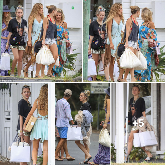 Miley Cyrus and Elsa Pataky Enjoy a Girls’ Day Out in Byron Bay ...