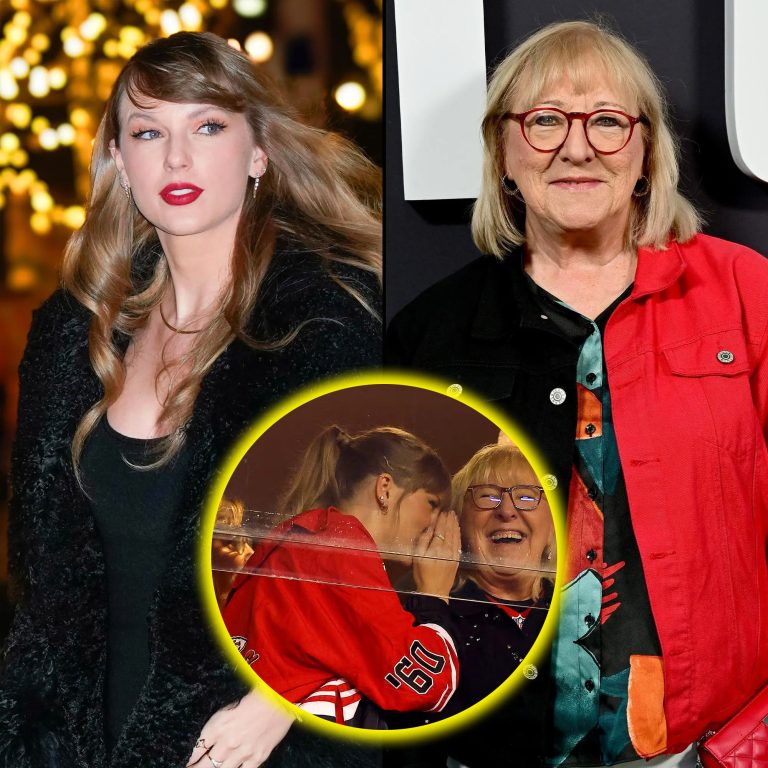Taylor Swift sat next to Donna, mother of boyfriend Travis Kelce ...
