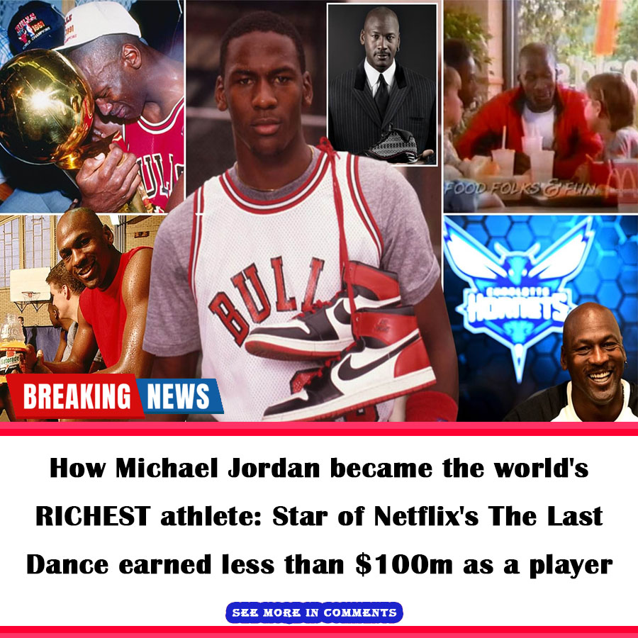 How Michael Jordan became the world's RICHEST athlete: Star of Netflix ...