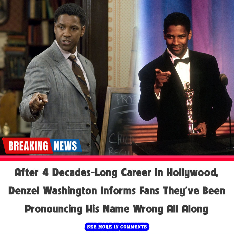 After 4 Decades-Long Career in Hollywood, Denzel Washington Informs ...