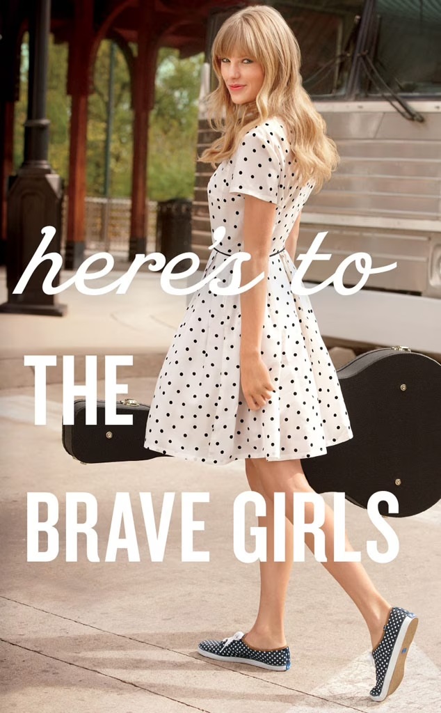 Taylor Swift Teams Up With Keds for Bravehearts Ad Campaign, Encourages ...