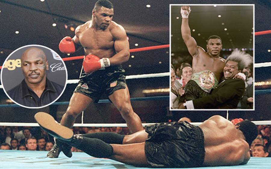 Mike Tyson has become the world’s youngest heavyweight world champion ...