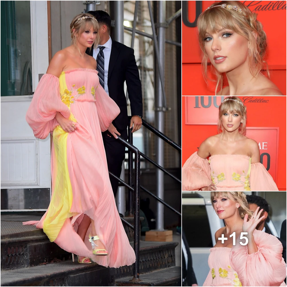 Taylor Swift’s Pink Dress Makes Her Look Like a Disney Princess Gown by ...