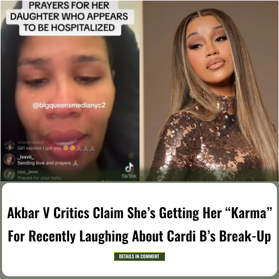 Akbar V Critics Claim She’s Getting Her “Karma” For Recently Laughing ...