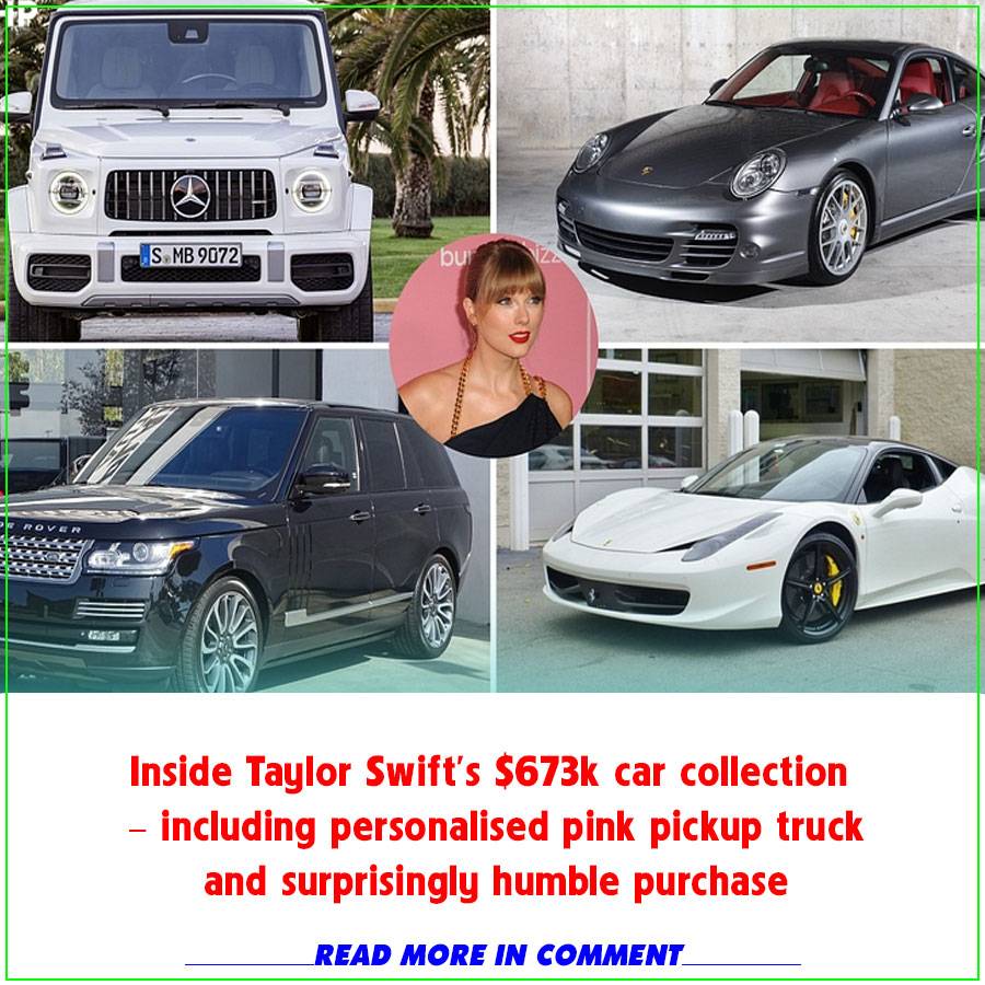 Inside Taylor Swift’s $673k car collection – including personalised ...