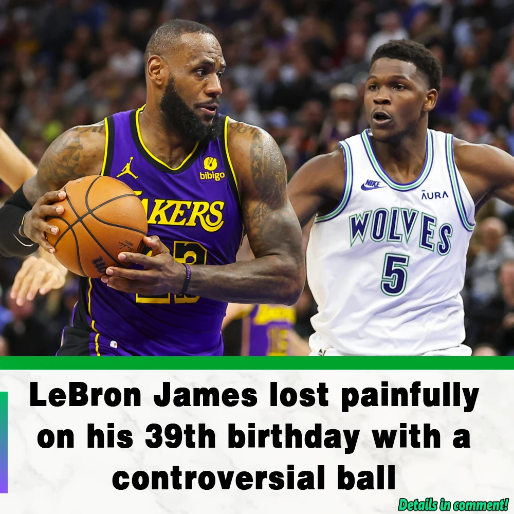 LeBron James lost painfully on his 39th birthday with a controversial ...