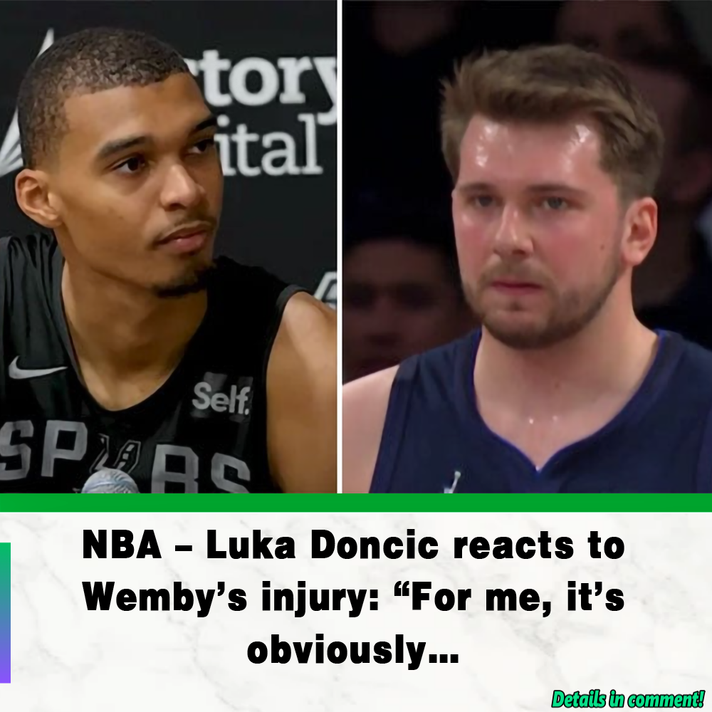 NBA – Luka Doncic reacts to Wemby’s injury: “For me, it’s obviously… - News