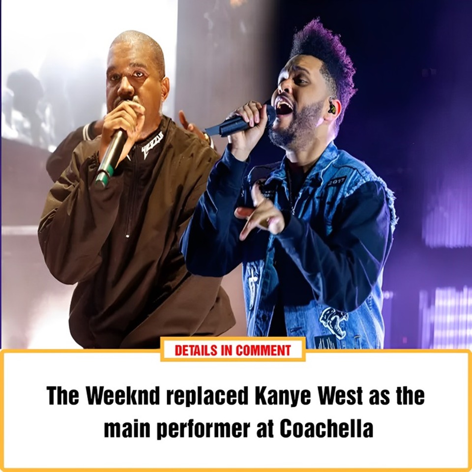 The Weeknd replaced Kanye West as the main performer at Coachella - News