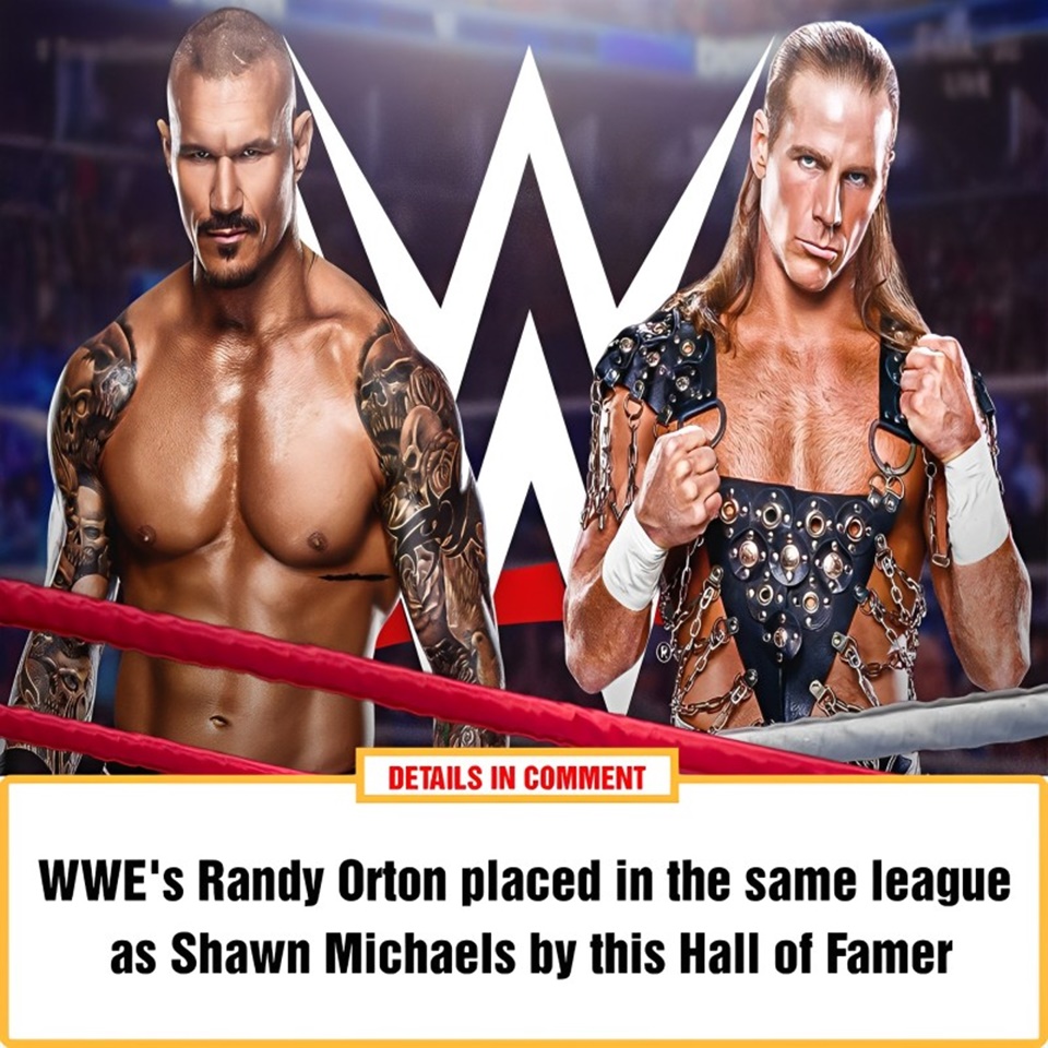 WWE's Randy Orton placed in the same league as Shawn Michaels by this Hall of Famer - News