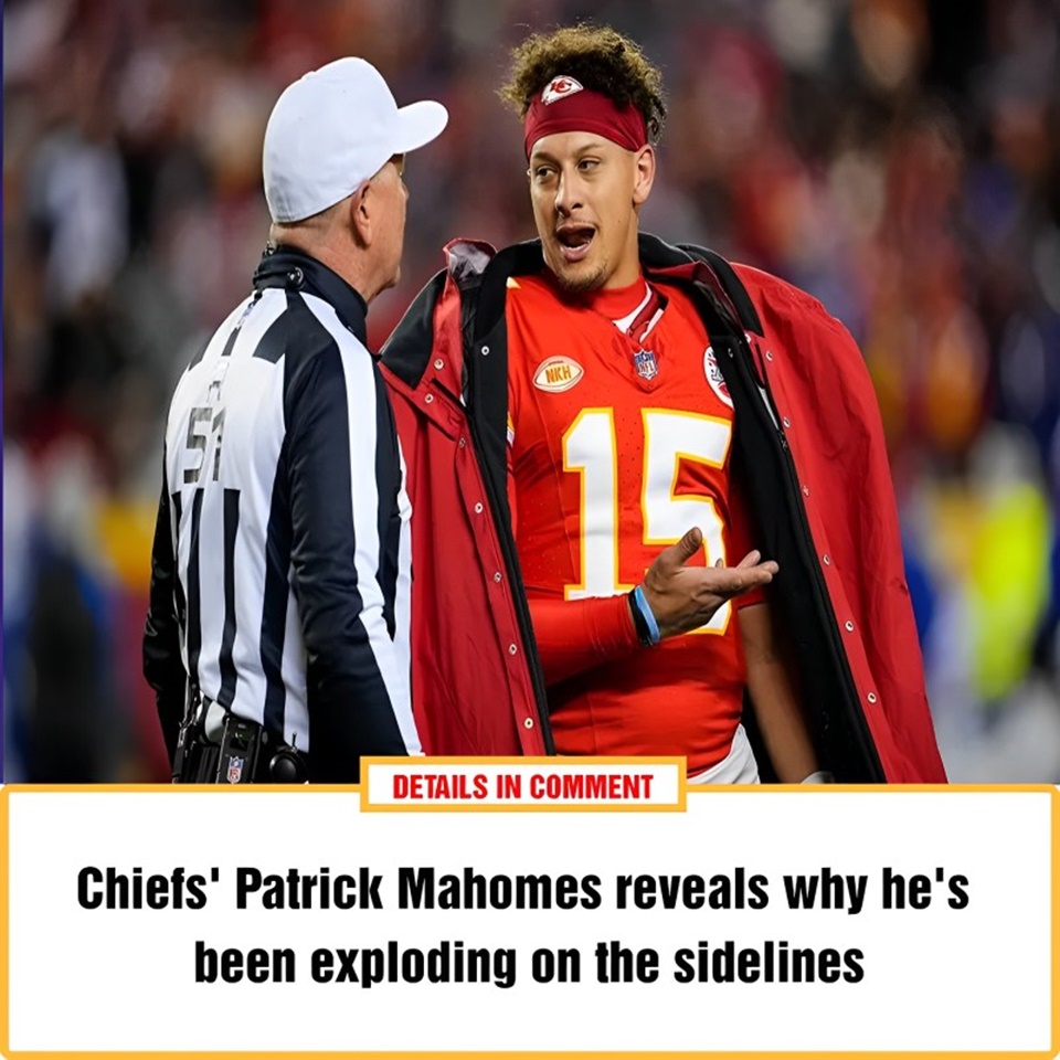 Chiefs' Patrick Mahomes reveals why he's been exploding on the ...