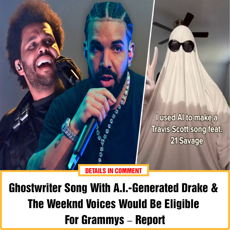 Ghostwriter Song With A.I.-Generated Drake & The Weeknd Voices Would Be ...