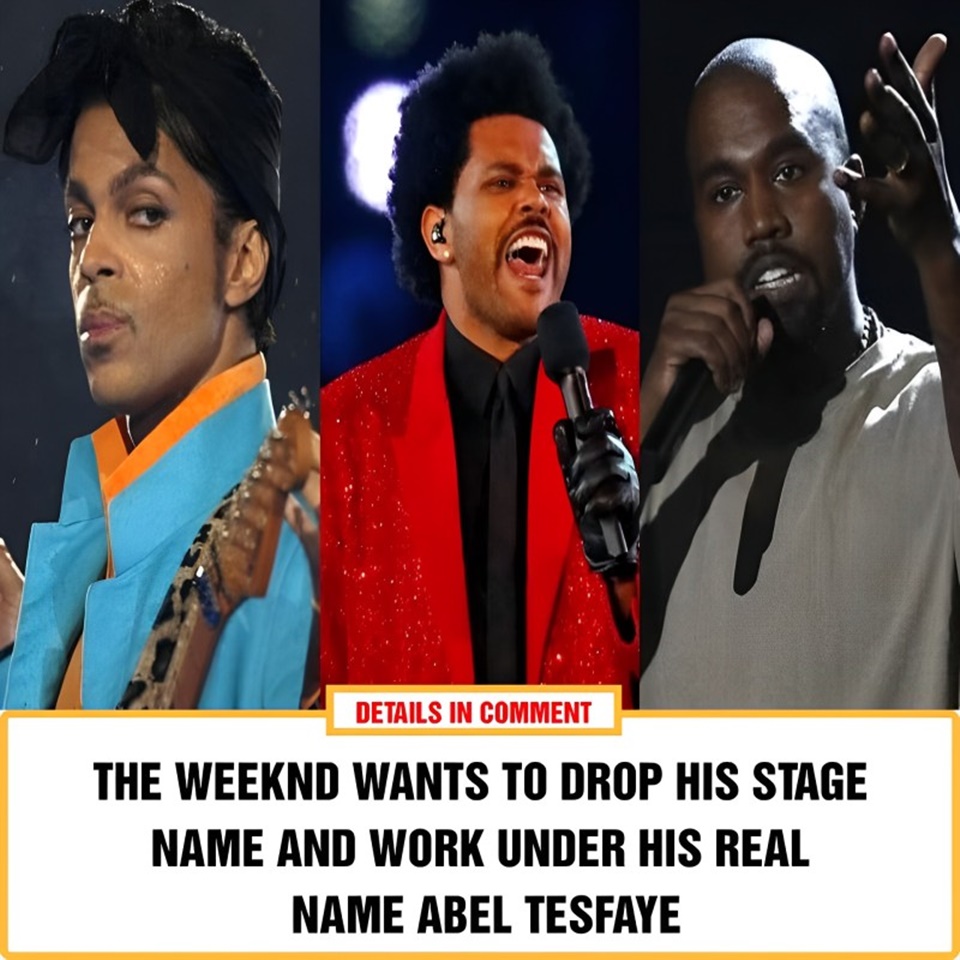 THE WEEKND WANTS TO DROP HIS STAGE NAME AND WORK UNDER HIS REAL NAME ...
