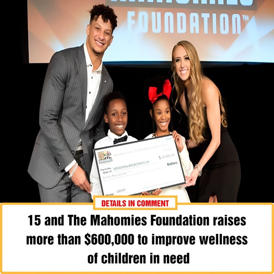 15 and The Mahomies Foundation raises more than $600,000 to improve ...