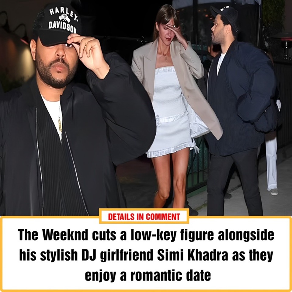 The Weeknd cuts a low-key figure alongside his stylish DJ girlfriend ...