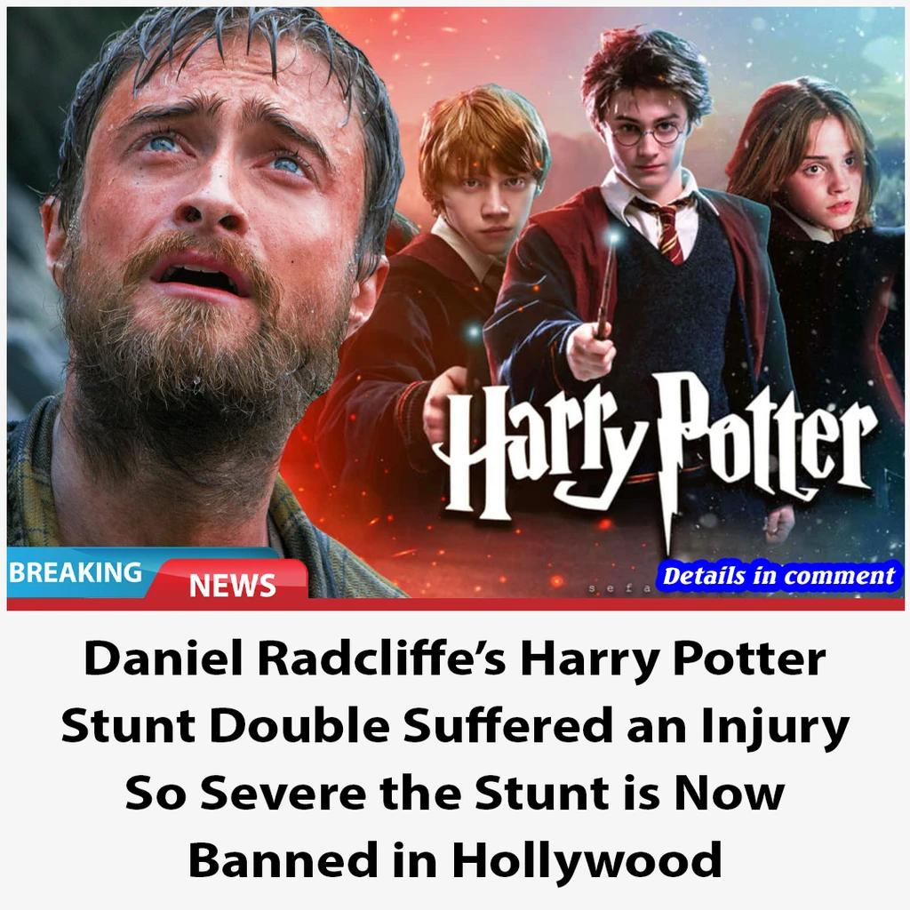 Daniel Radcliffe’s Harry Potter Stunt Double Suffered an Injury So Severe the Stunt is Now ...