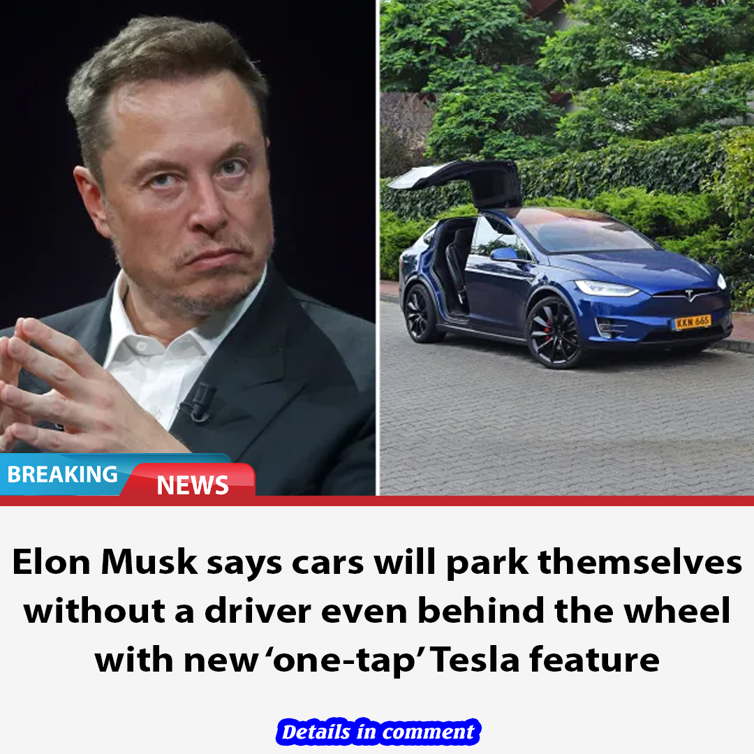 Elon Musk says cars will park themselves without a driver even behind ...