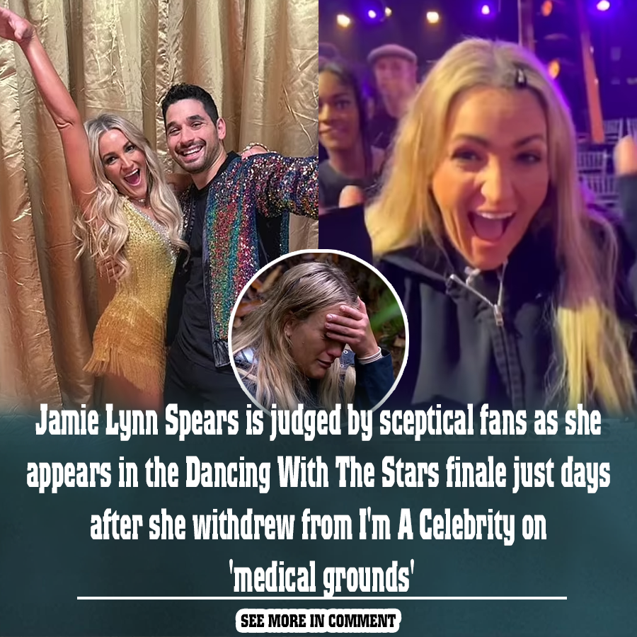 Jamie Lynn Spears is judged by sceptical fans as she appears in the ...