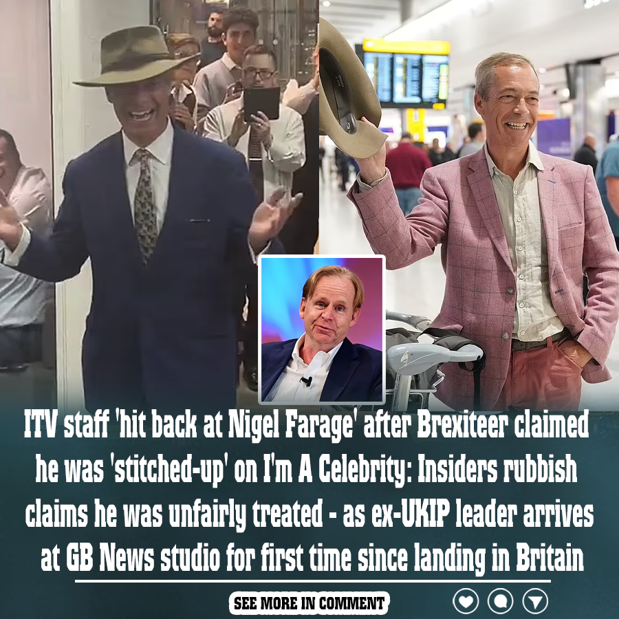 ITV staff 'hit back at Nigel Farage' after Brexiteer claimed he was ...