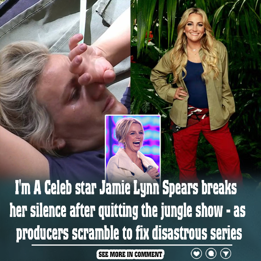I'm A Celeb star Jamie Lynn Spears breaks her silence after quitting ...
